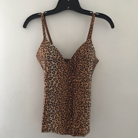 Intimates & Sleepwear | Vtg Leopard Print Cami Top | Poshmark